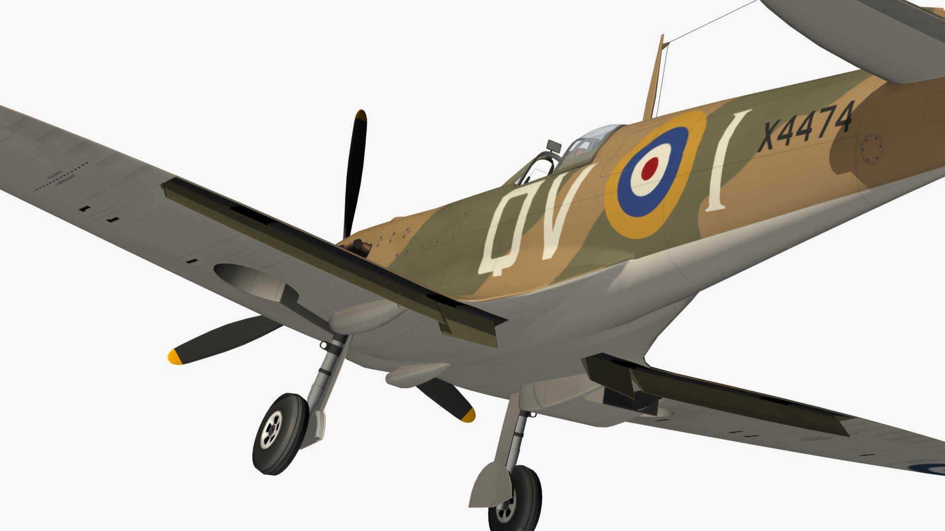 Supermarine Spitfire Mki 3D - TurboSquid 1444019