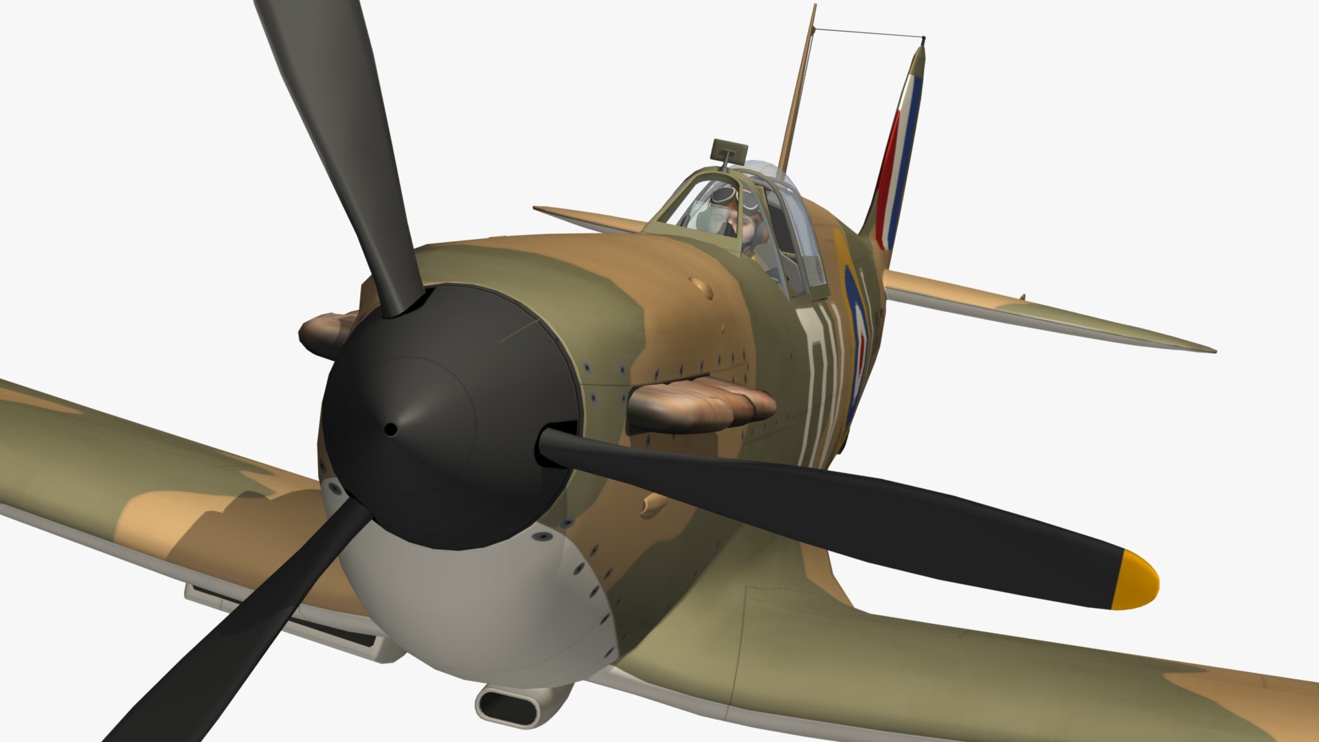 Supermarine Spitfire Mki 3D - TurboSquid 1444019