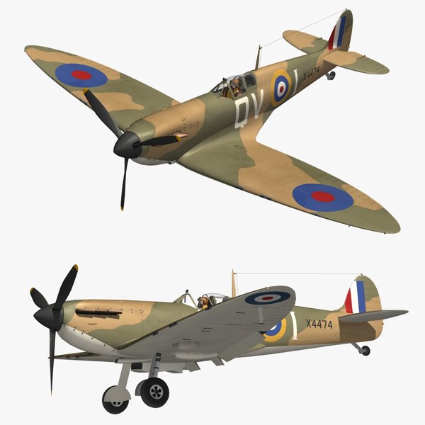 modelo 3d Spitfire MkI - TurboSquid 1444019