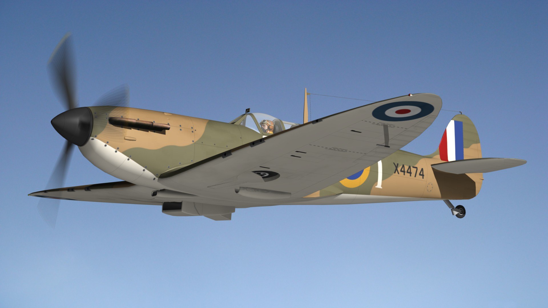 Supermarine spitfire mki 3D - TurboSquid 1444019