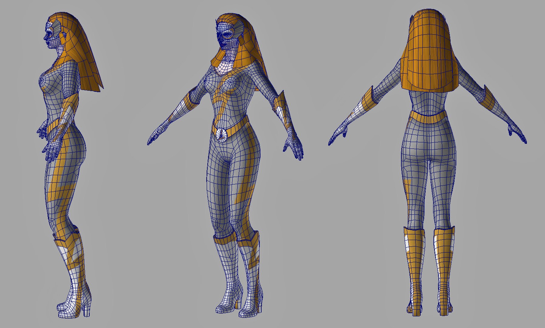 Free Obj Model Lucky Superhero Format