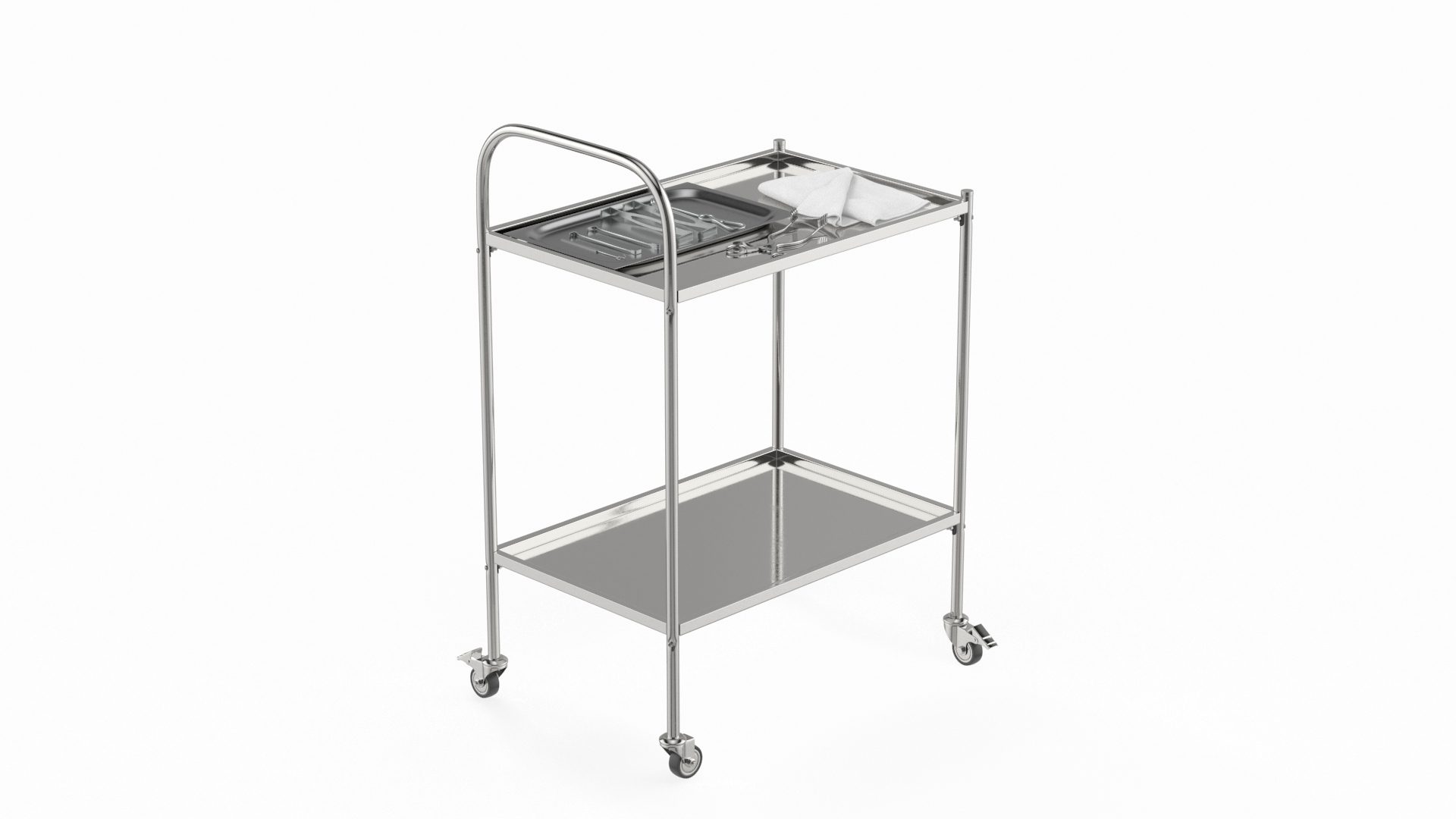 Surgical Trolley And Retractors 3D Model - TurboSquid 2289886