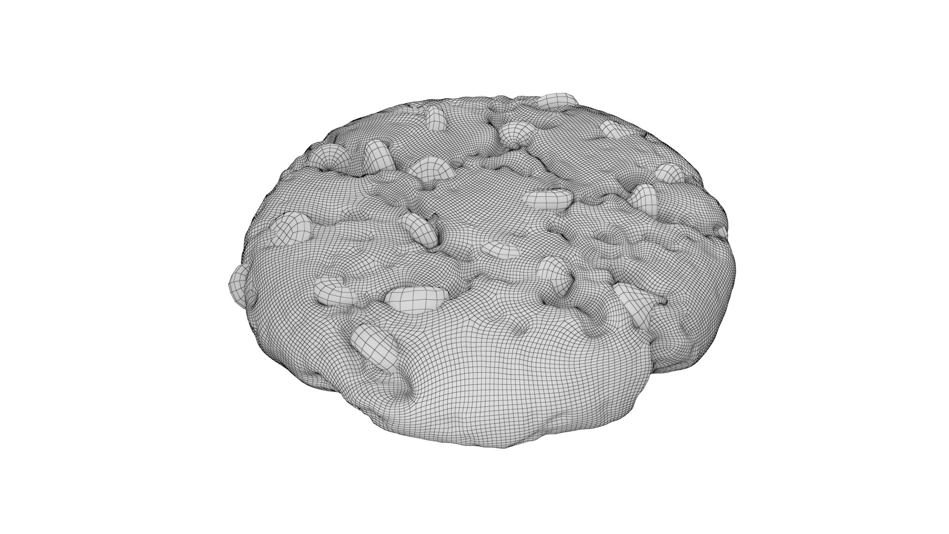 Chocolate Chip Cookie 02 3D Model - TurboSquid 1757311