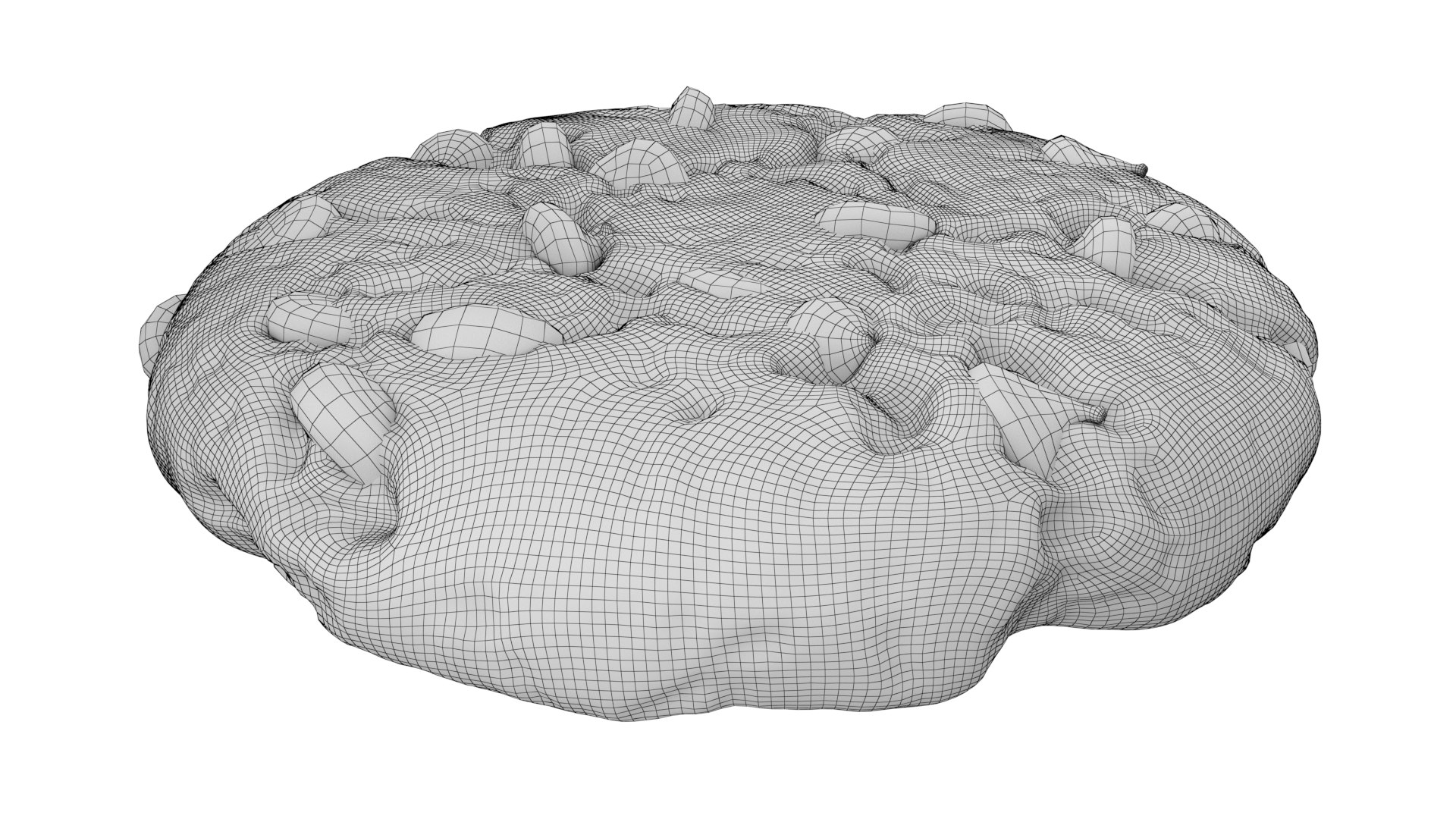 Chocolate Chip Cookie 02 3D Model - TurboSquid 1757311
