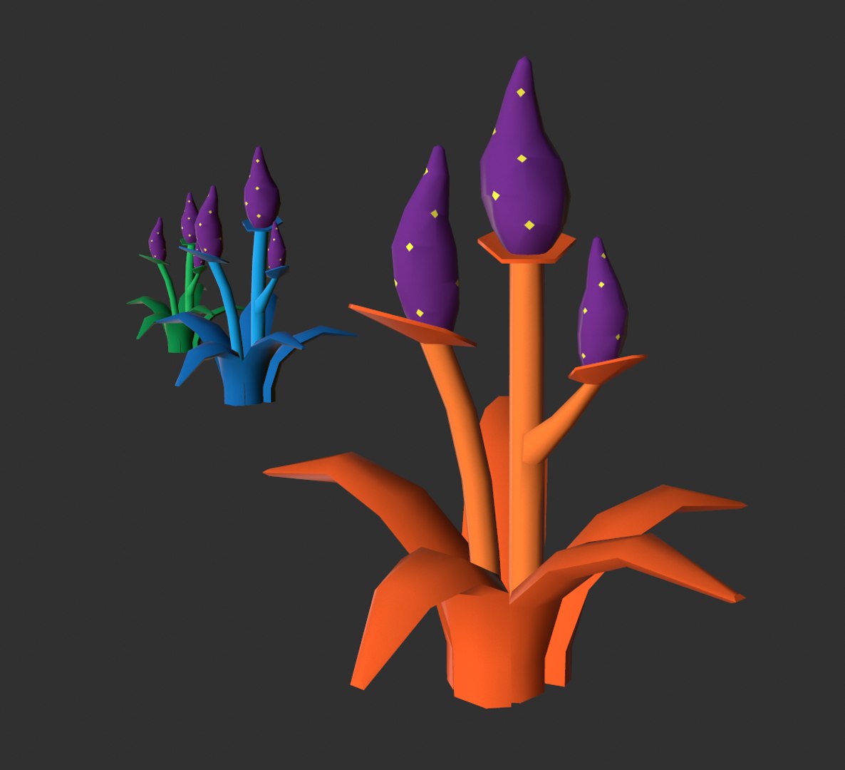 3D Model Alien Plants Pack - TurboSquid 1528211