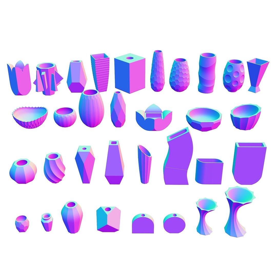 Max Moser Vases 33 Items