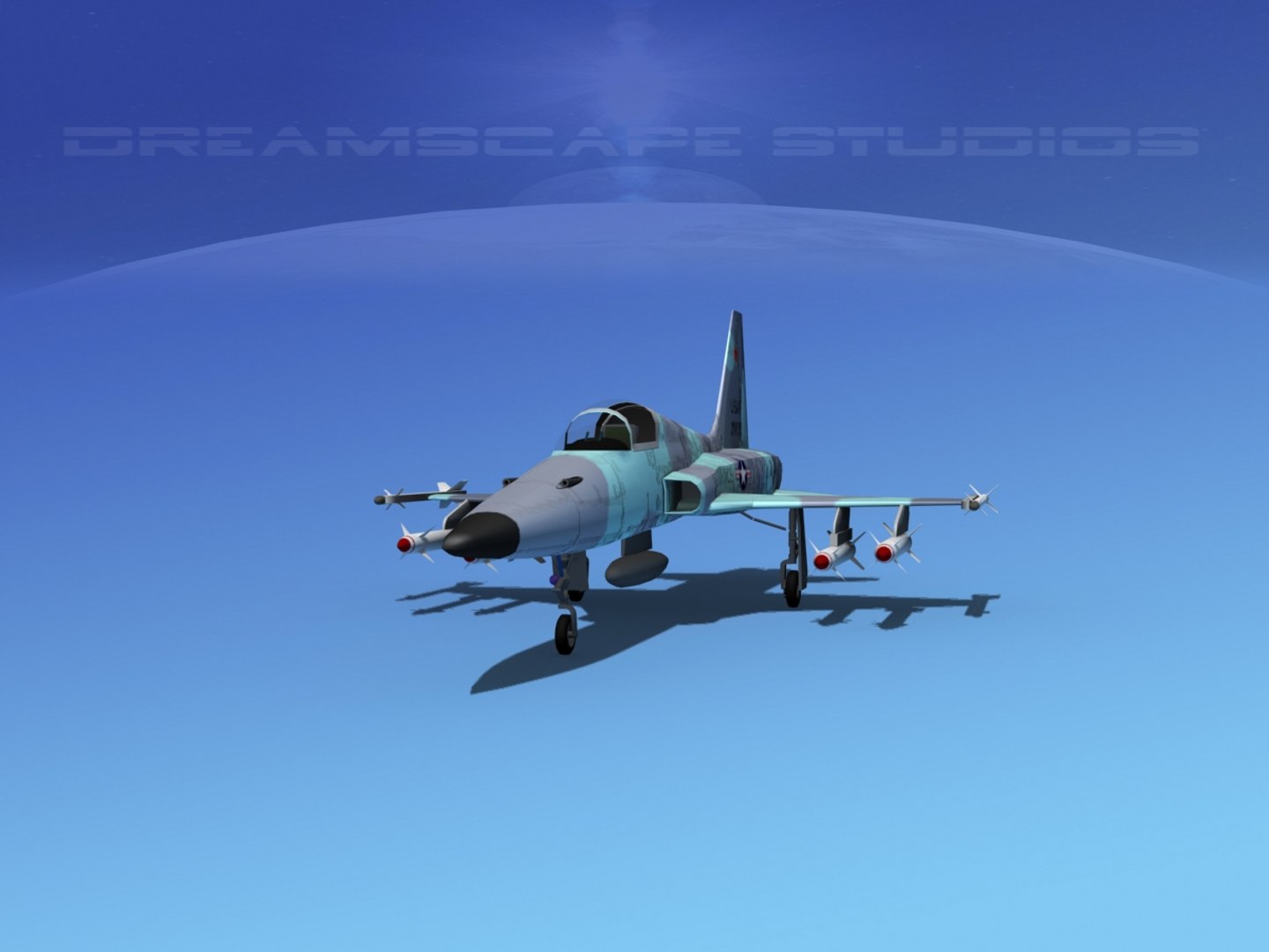 3d f-5 fighter northrop model