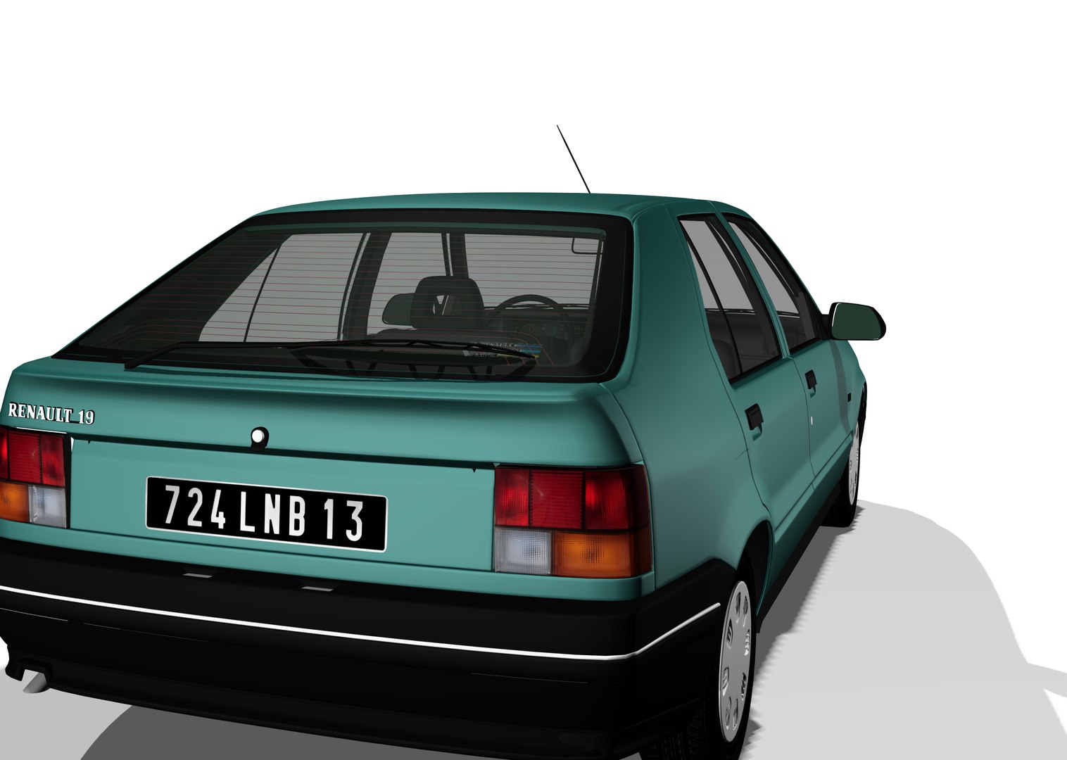 Renault 19 TR 3D Model - TurboSquid 2043406