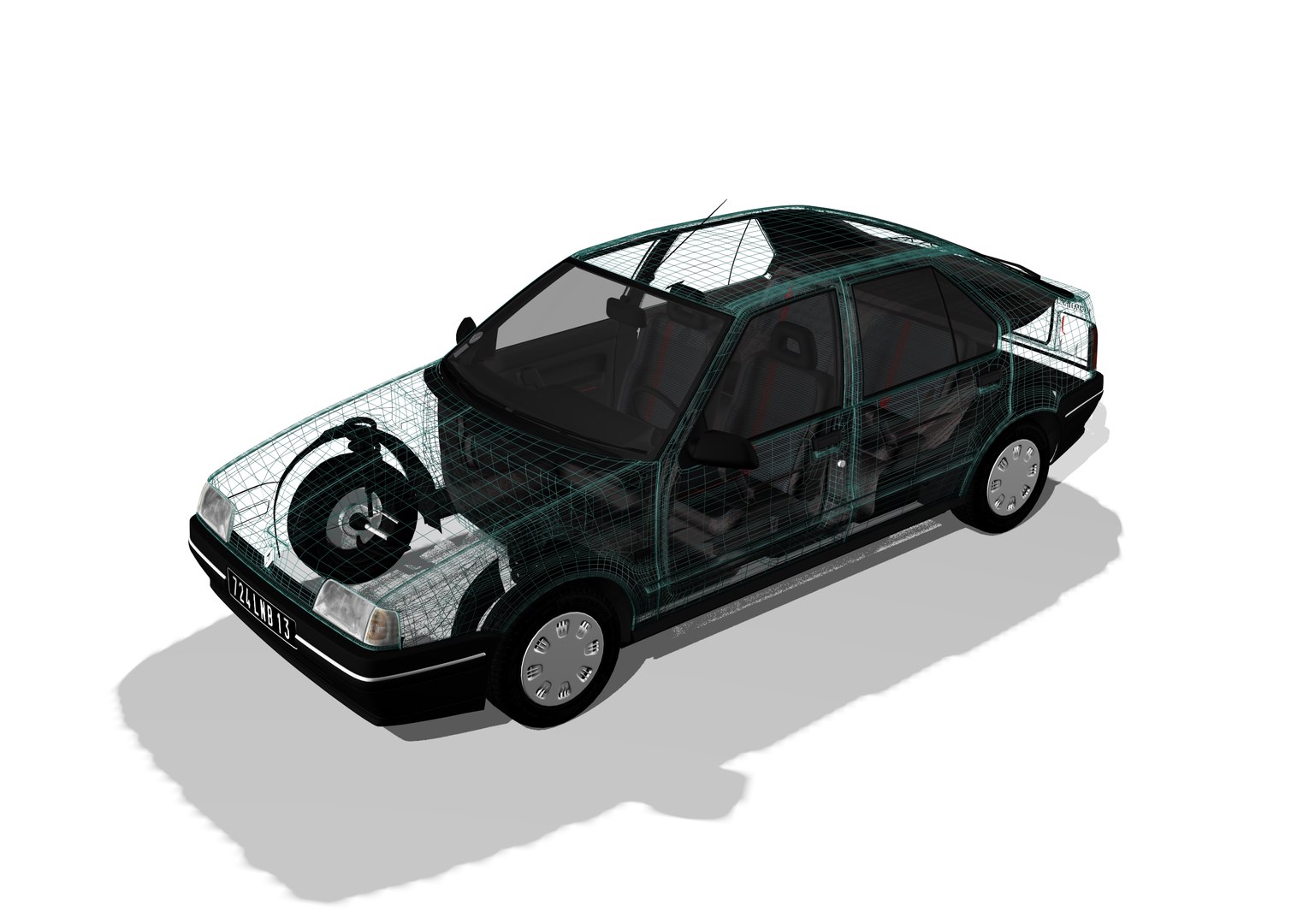 Renault 19 TR 3D Model - TurboSquid 2043406