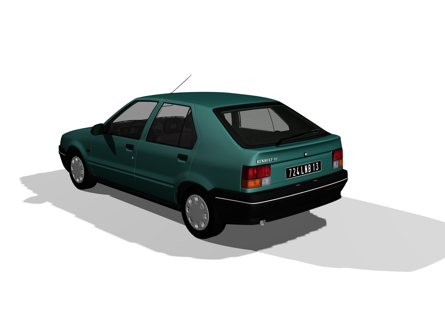 Renault 19 TR 3D Model - TurboSquid 2043406