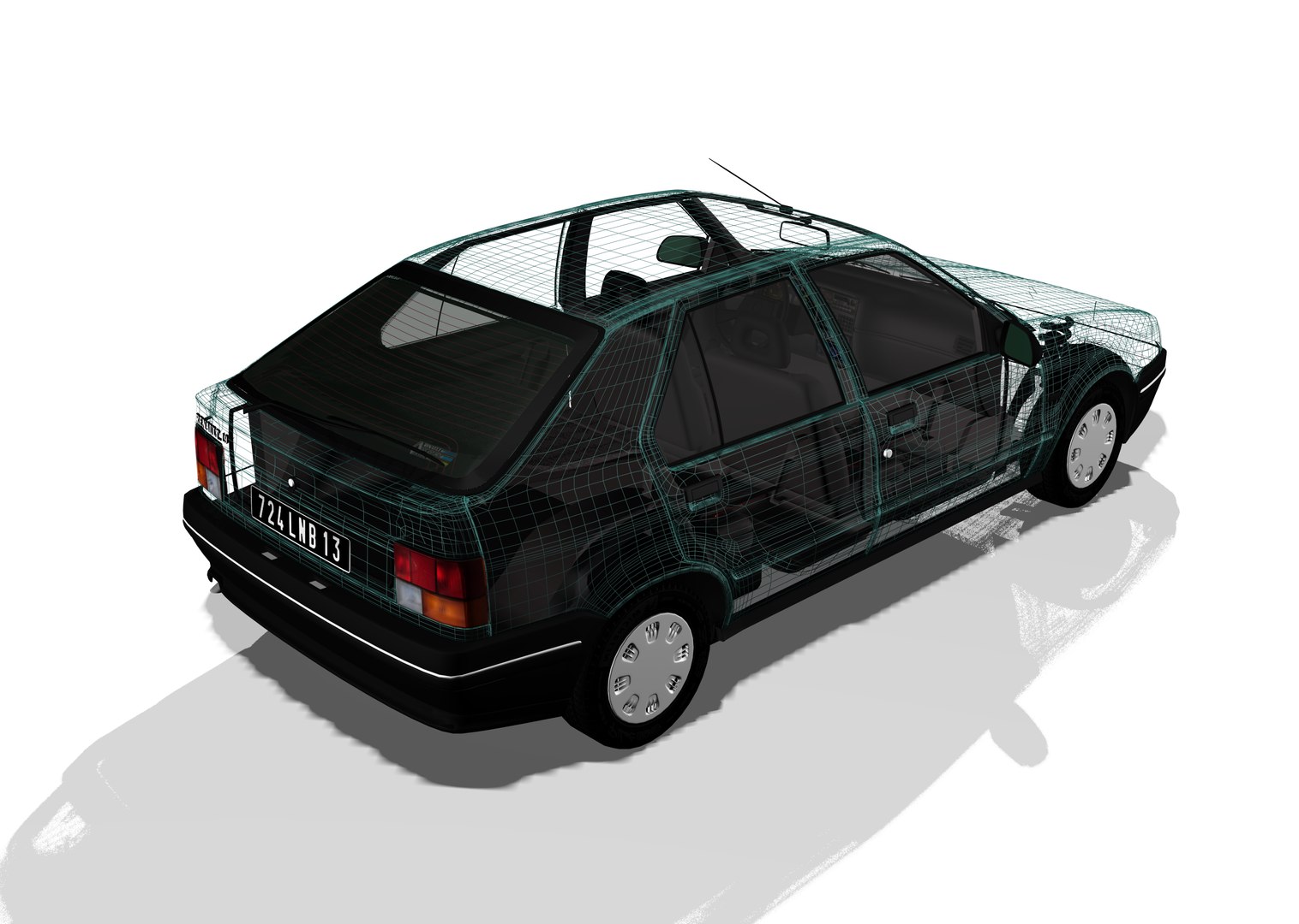 Renault 19 TR 3D Model - TurboSquid 2043406