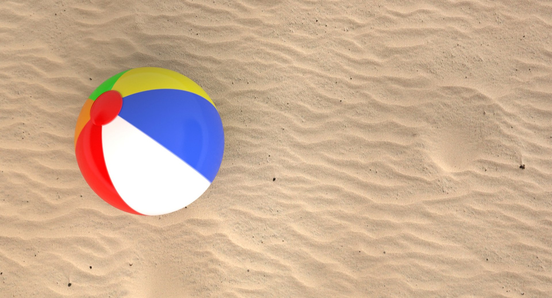 3d Beach Ball Model