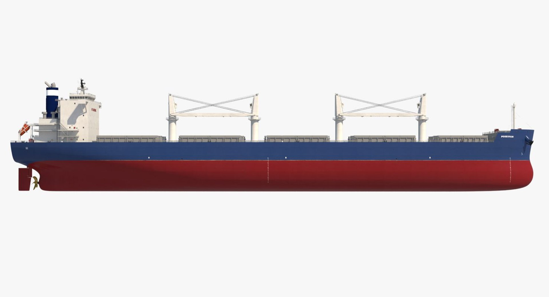 3d Bulk Carrier Ship