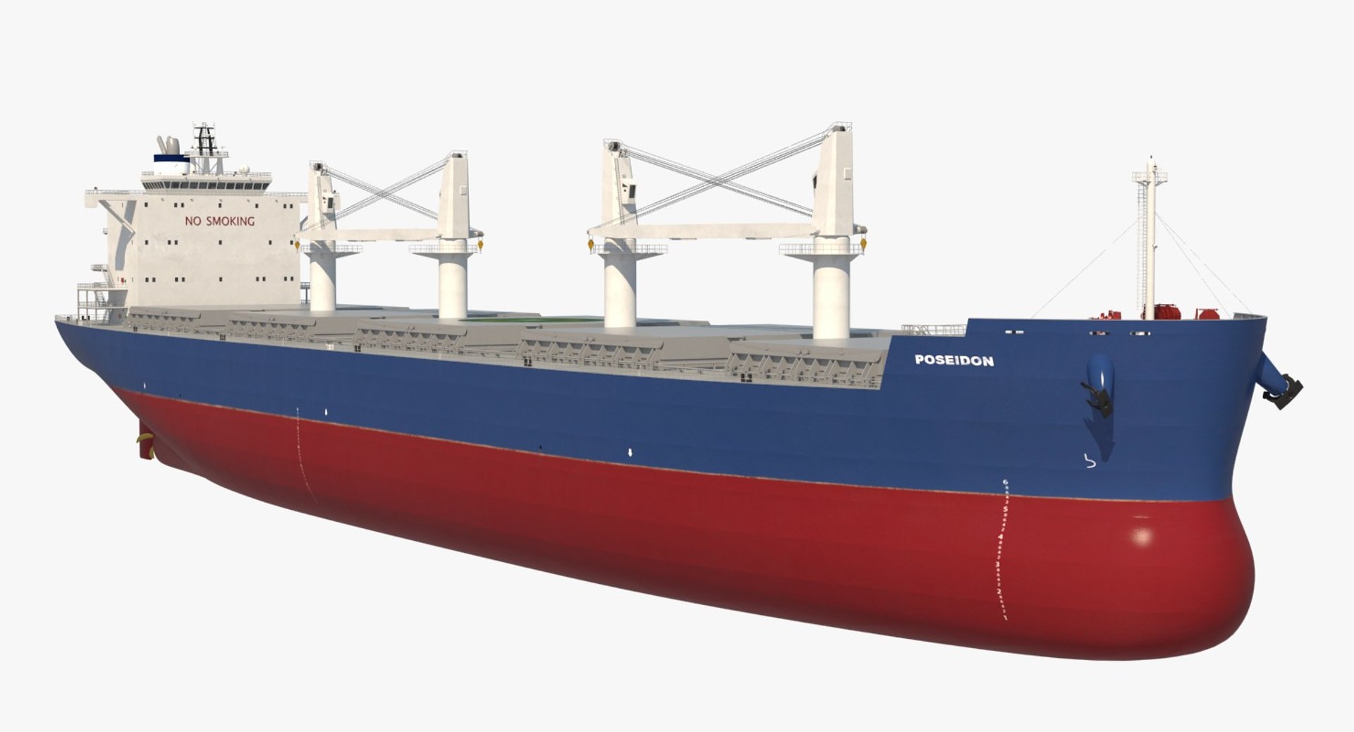 3d Bulk Carrier Ship