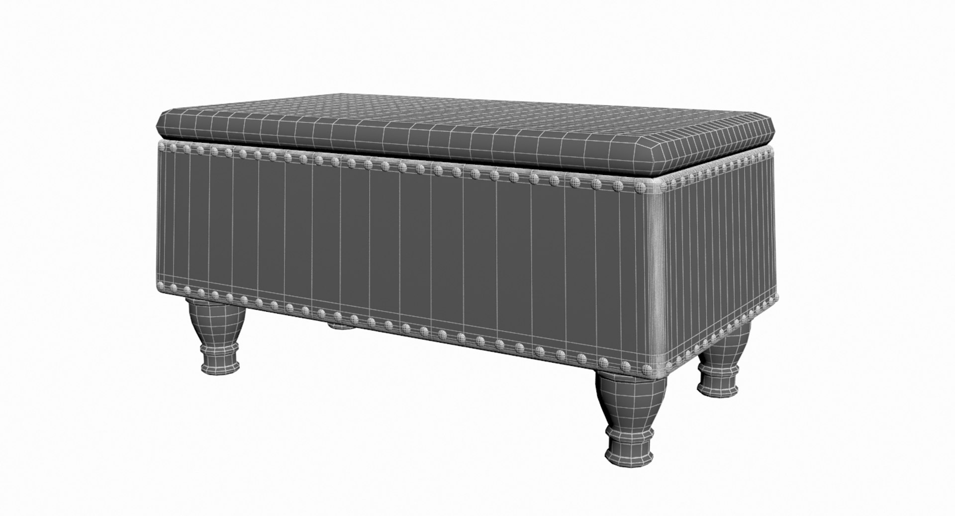 3D Bench Sofa Furniture Seat Chair Model - TurboSquid 1413062