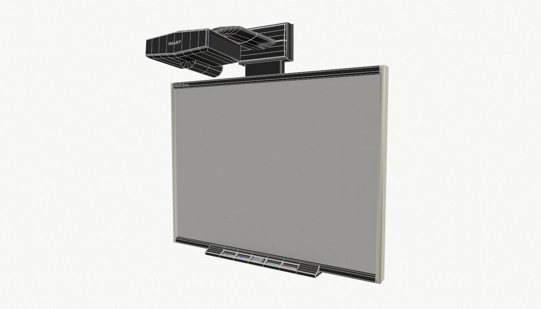 Interactive Smartboard 3d Model