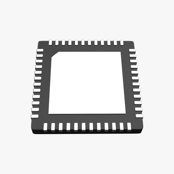 modelo 3d Chip QFN-48 - TurboSquid 2232579
