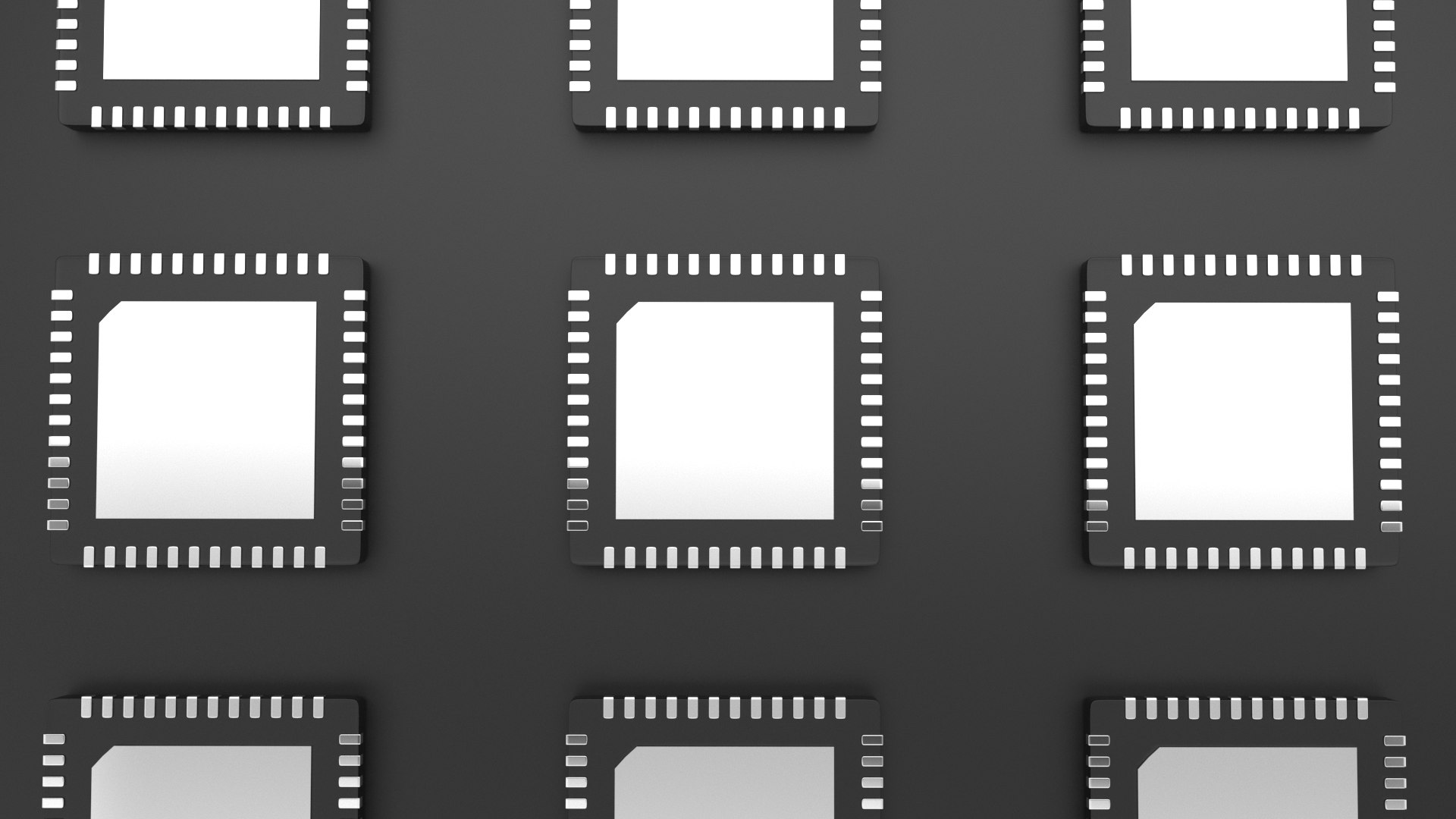 QFN-48 Chip 3D Model - TurboSquid 2232579