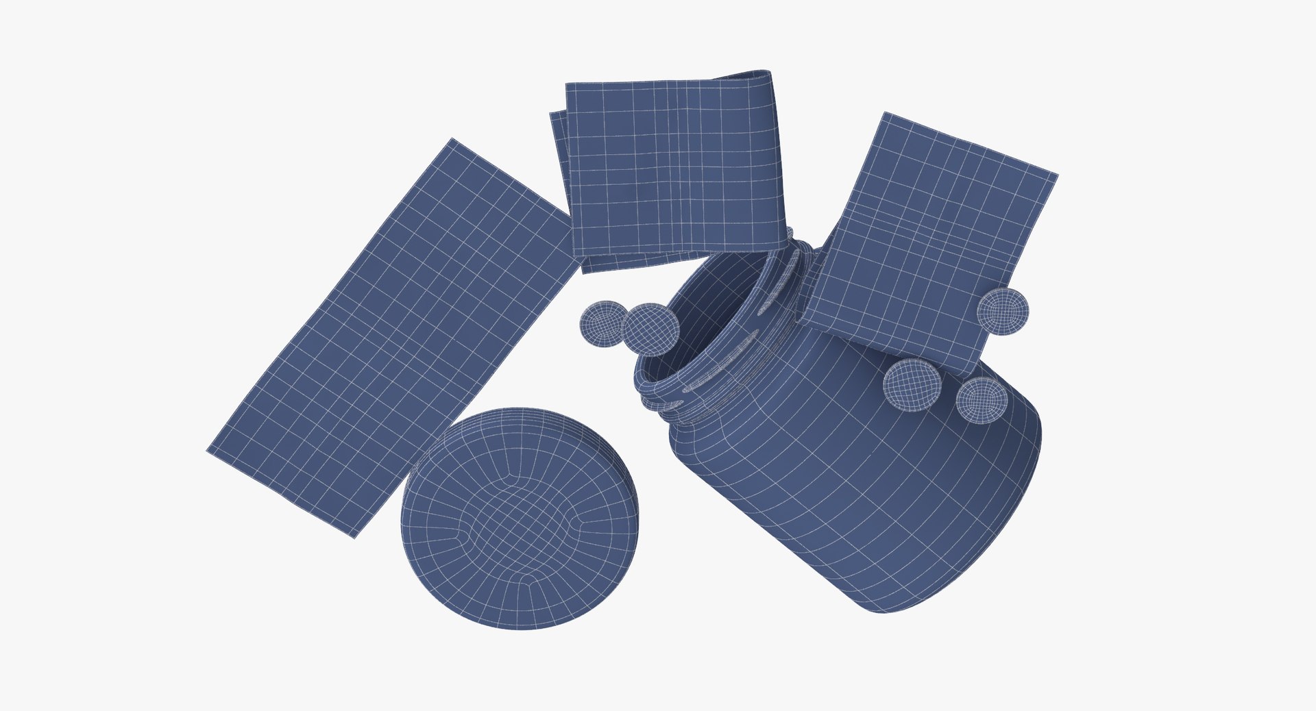 3d Model Glass Jar Currency