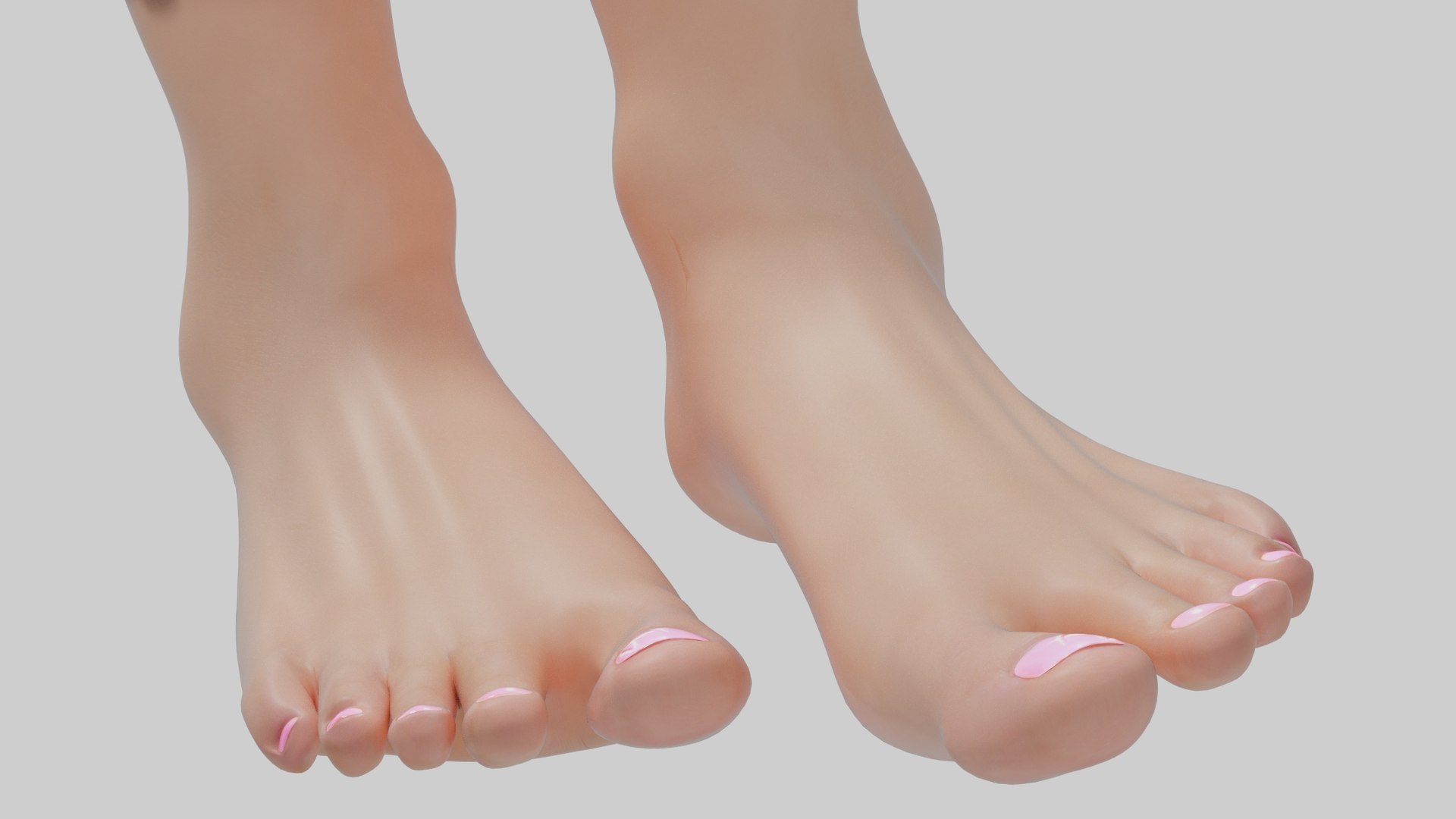 3D Model Female Foot - TurboSquid 1176743