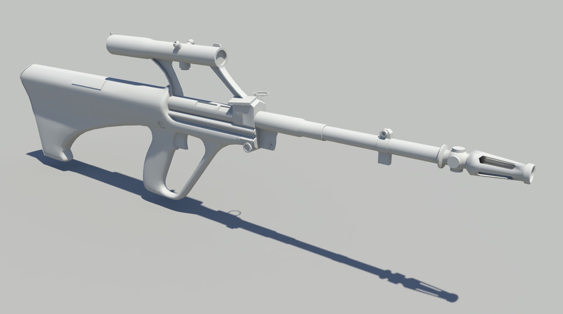 3d steyr aug rifle