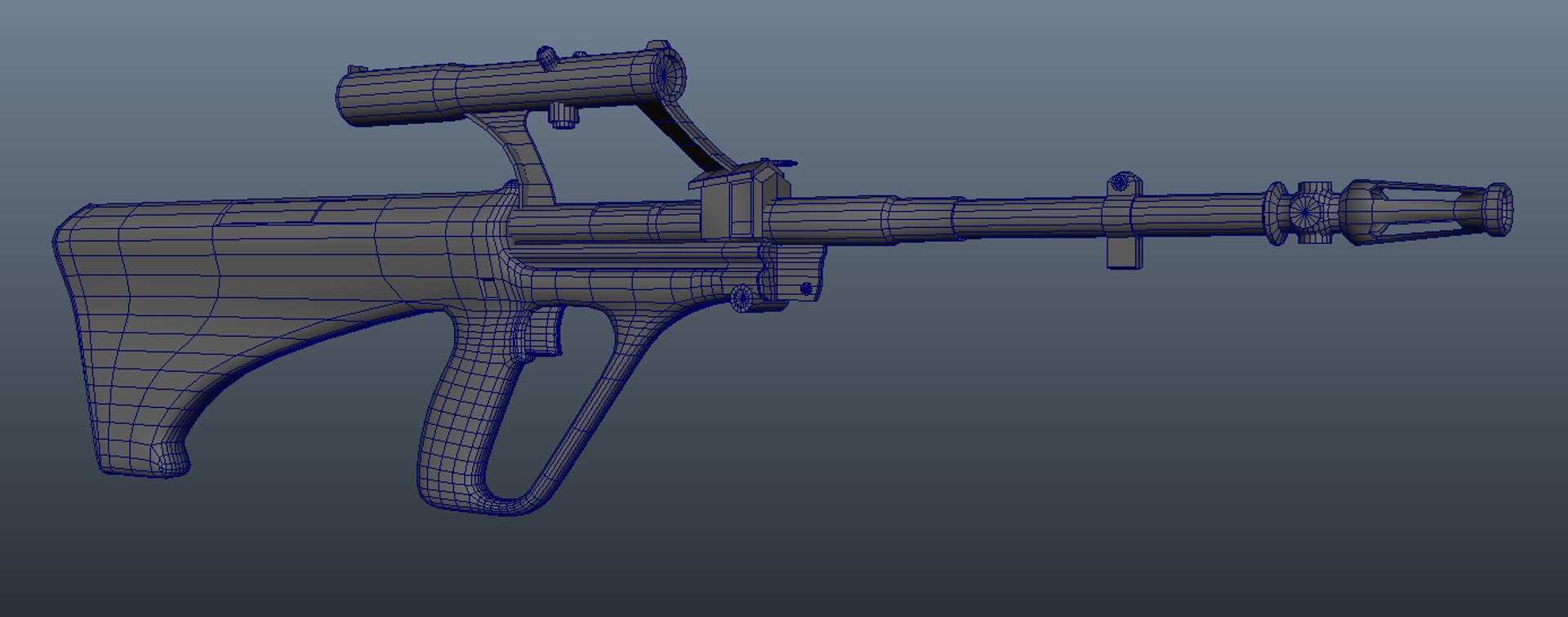 3d steyr aug rifle