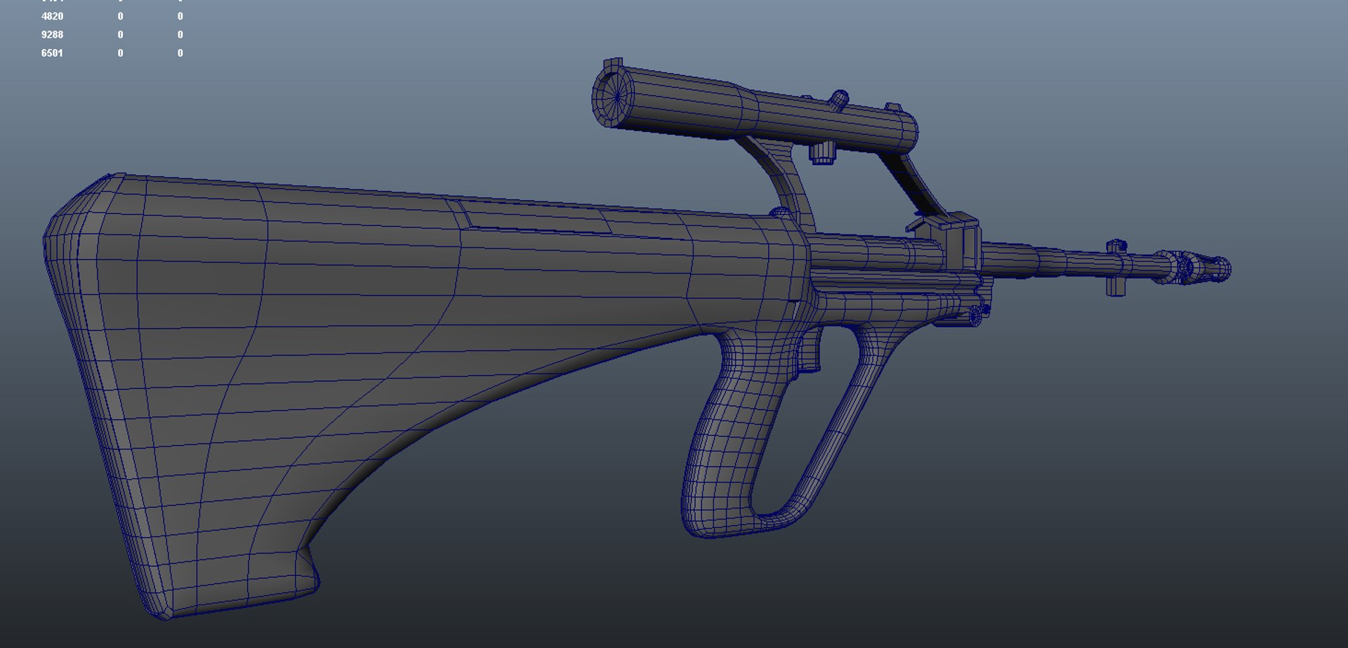 3d steyr aug rifle