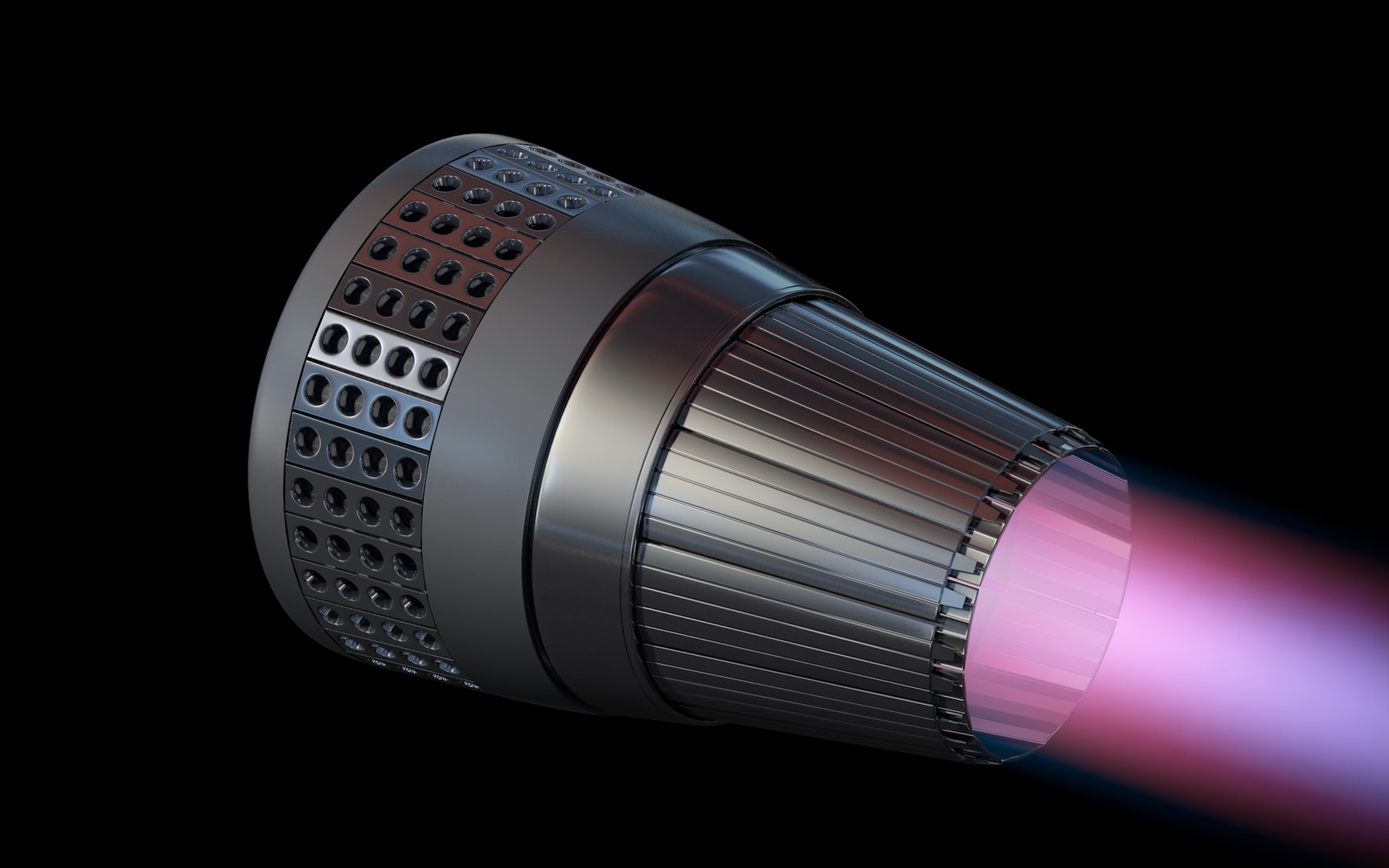 3d Model Of Thruster Jet Spaceship