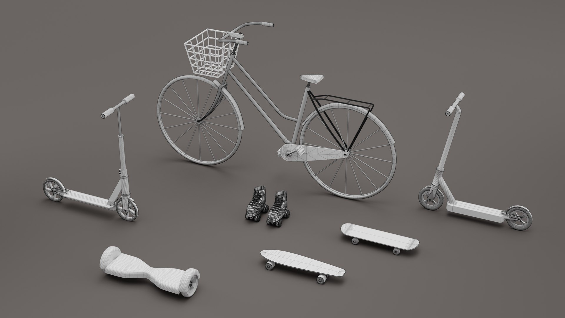 Urban Personal Transport Cartoon 3D - TurboSquid 1586908