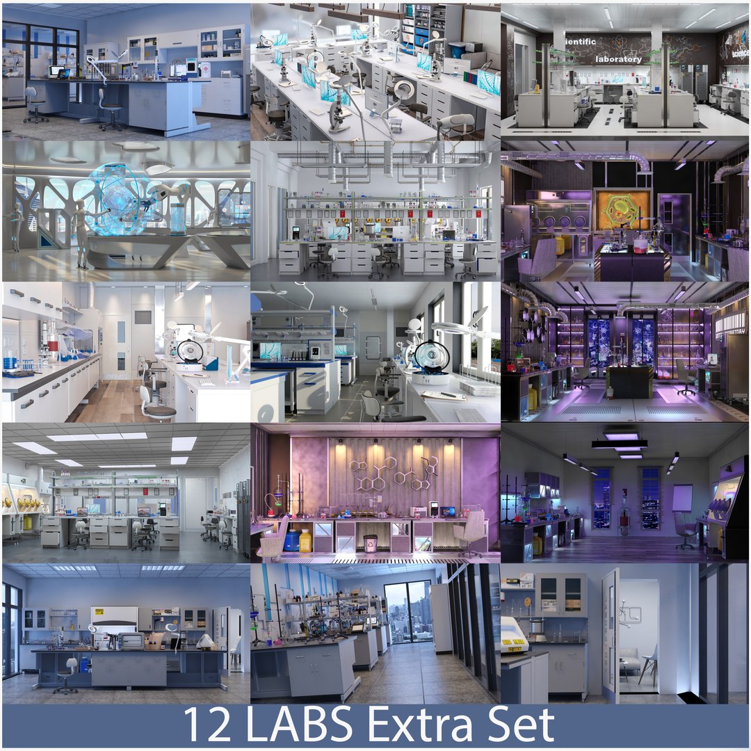 New Labs Hyper Set 12 In 1 BONUS 3D - TurboSquid 2111261