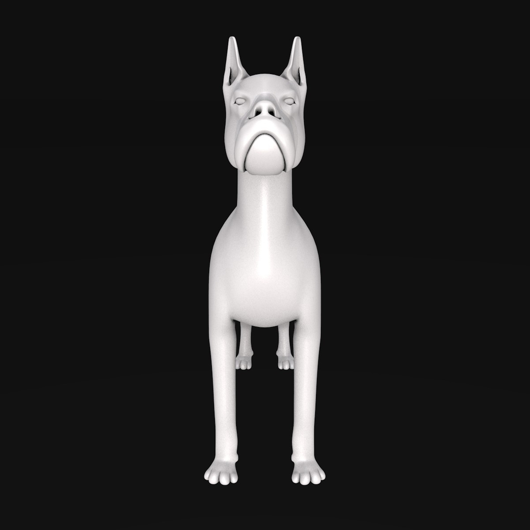 Boxer Dog Model - TurboSquid 1243026