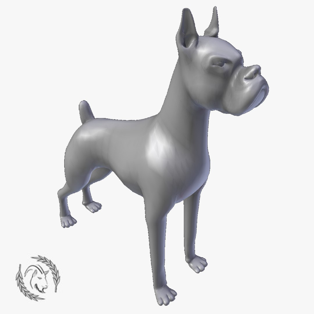 Boxer Dog Model - TurboSquid 1243026