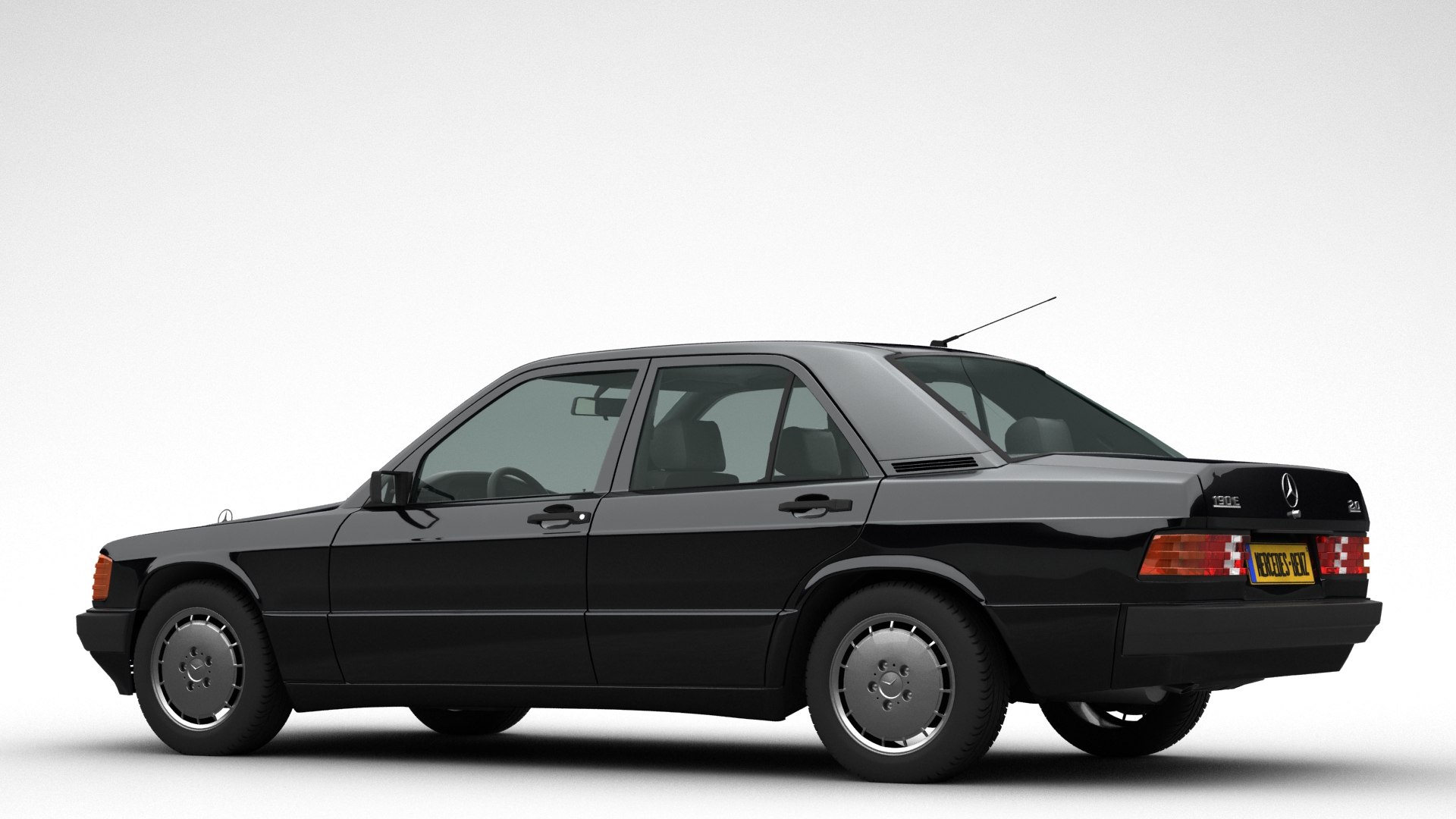 Mercedes Benz 190E 1990 W201 3D Model - TurboSquid 2010148