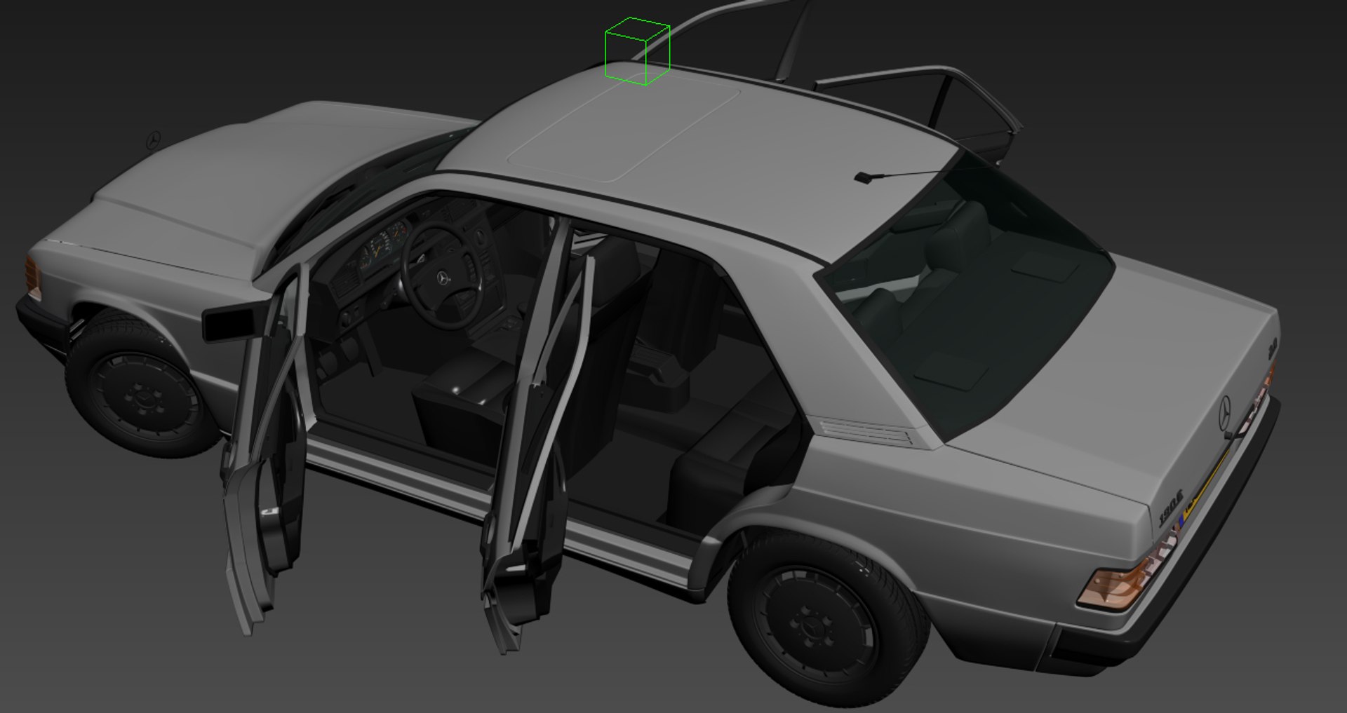 Mercedes Benz 190E 1990 W201 3D Model - TurboSquid 2010148