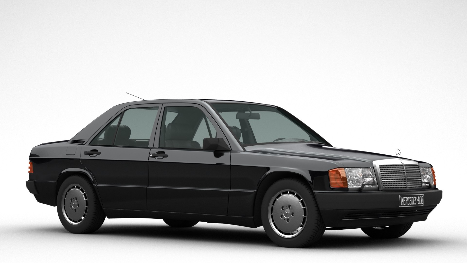 Mercedes Benz 190E 1990 W201 3D Model - TurboSquid 2010148