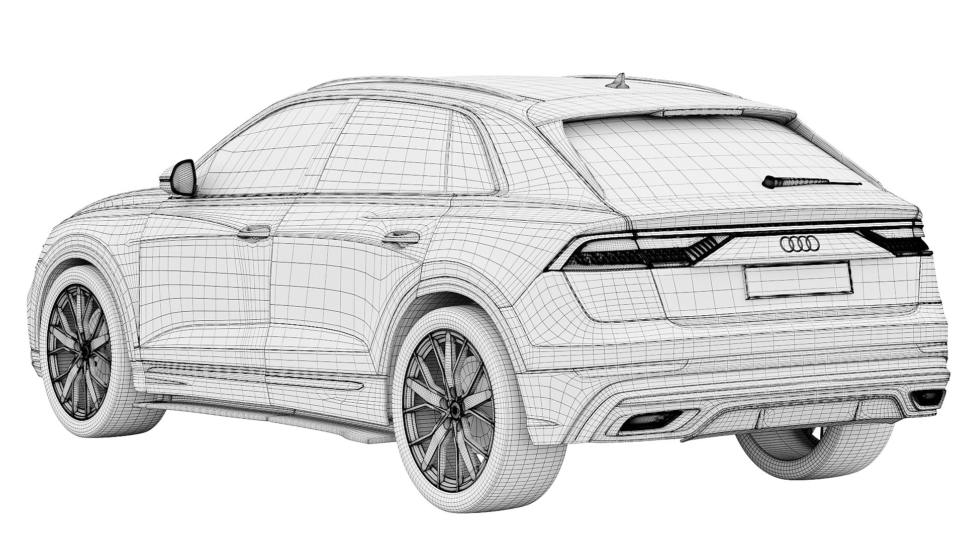 3D Audi - TurboSquid 2201326