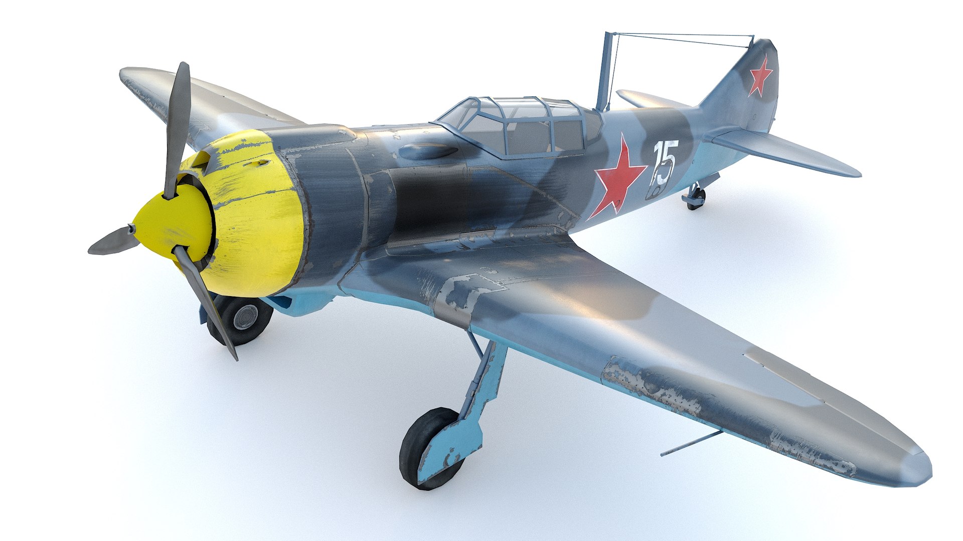 3D fighter world war model - TurboSquid 1694956