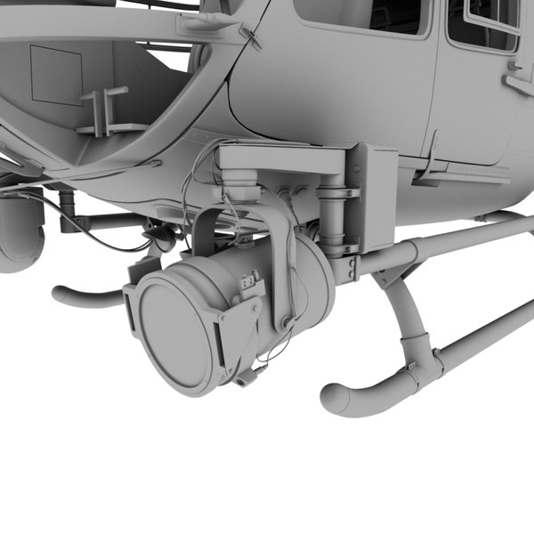 police ec-135 3d model
