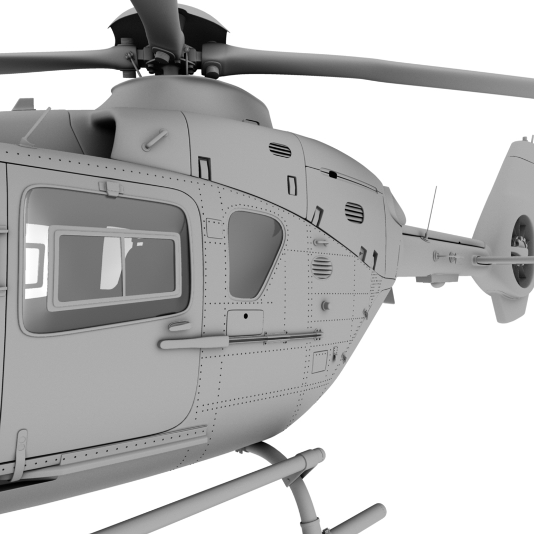 police ec-135 3d model