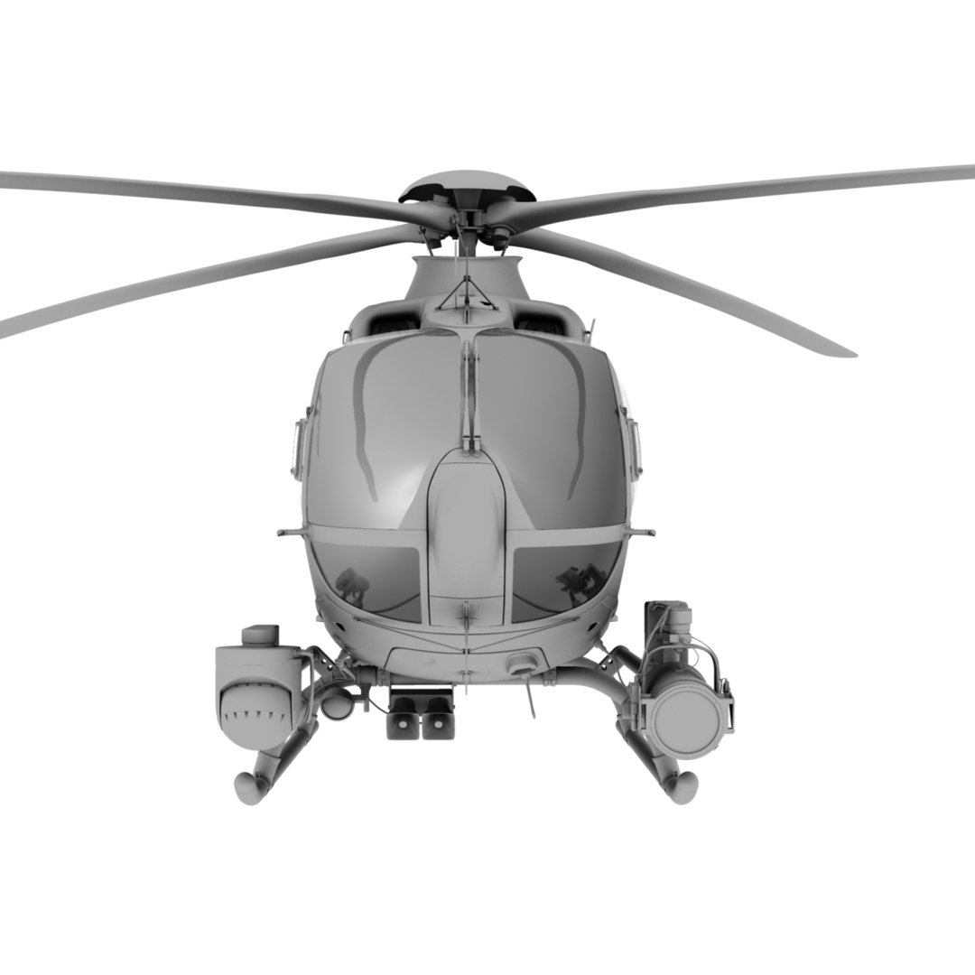 police ec-135 3d model
