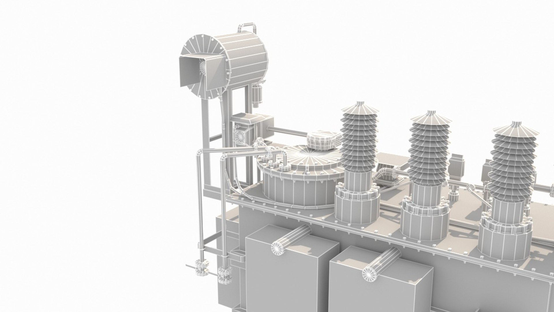 3D Model Power Transformer For Distribution Station 1 - TurboSquid 2313466