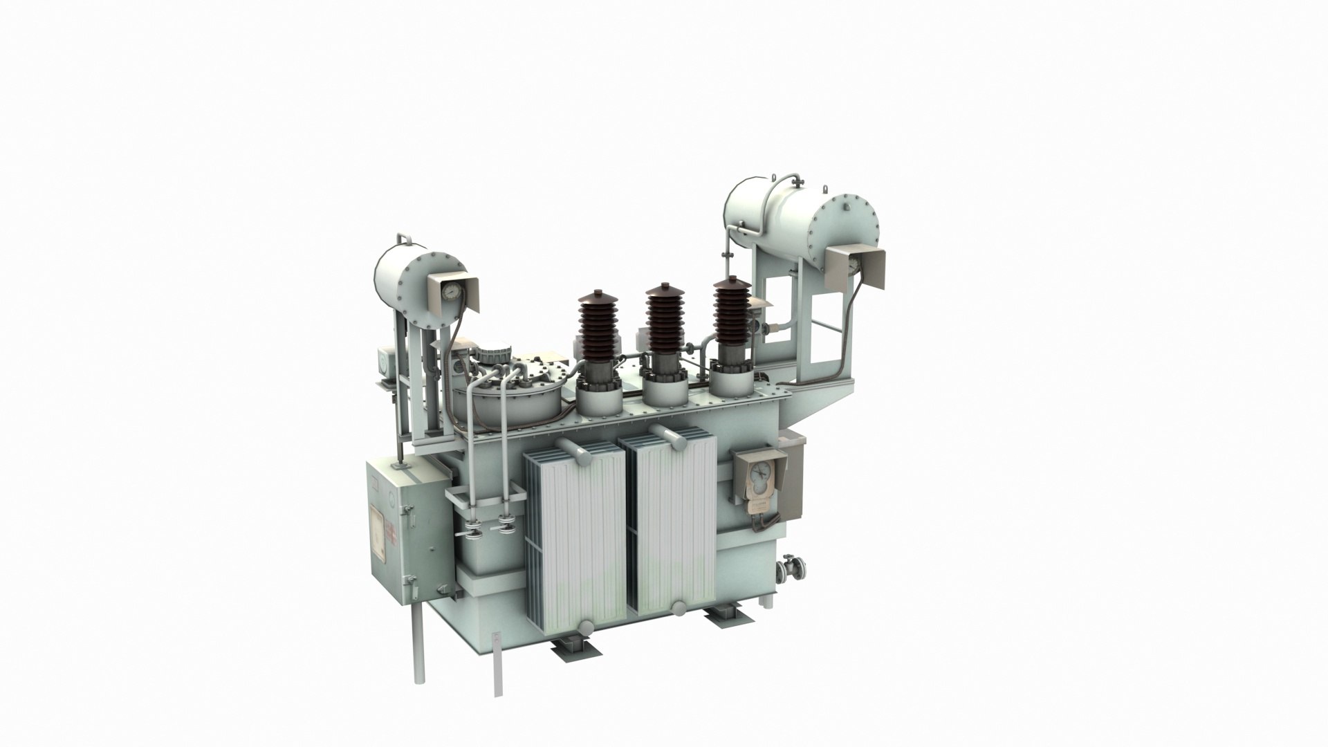 3D Model Power Transformer For Distribution Station 1 - TurboSquid 2313466