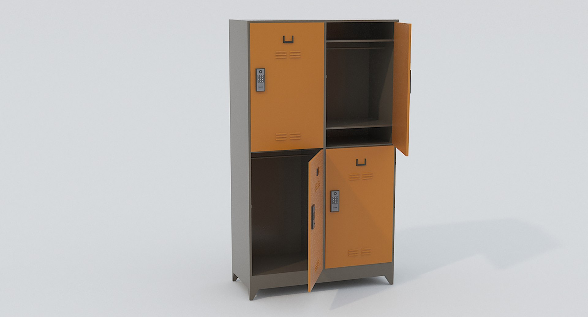 Locker 3D Model - TurboSquid 1744502
