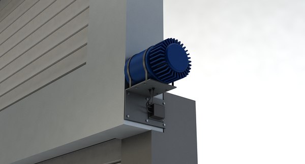 Industrial electric rolo door 3D - TurboSquid 1212605