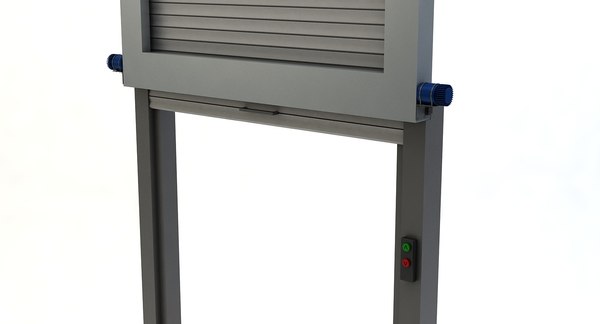 Industrial electric rolo door 3D - TurboSquid 1212605
