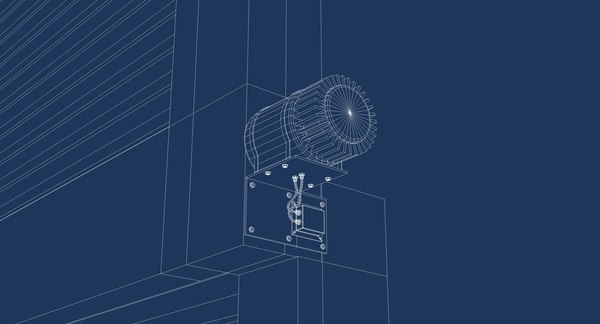 Industrial electric rolo door 3D - TurboSquid 1212605