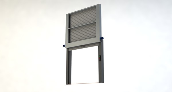Industrial electric rolo door 3D - TurboSquid 1212605