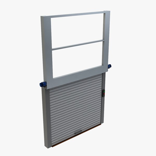 Industrial electric rolo door 3D - TurboSquid 1212605