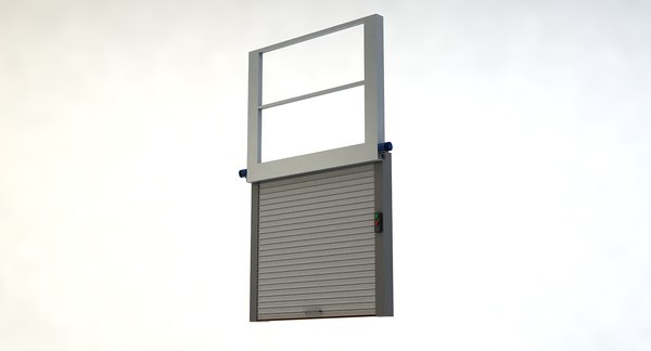 Industrial electric rolo door 3D - TurboSquid 1212605