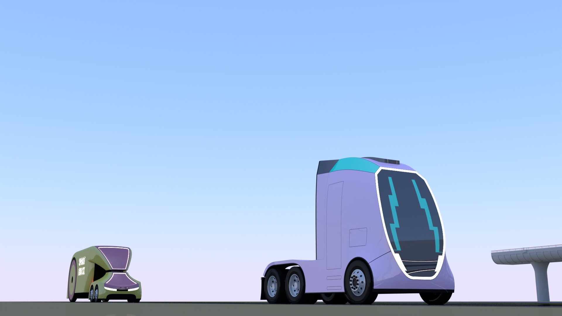 Future City With Monorail 3D Model - TurboSquid 2320102